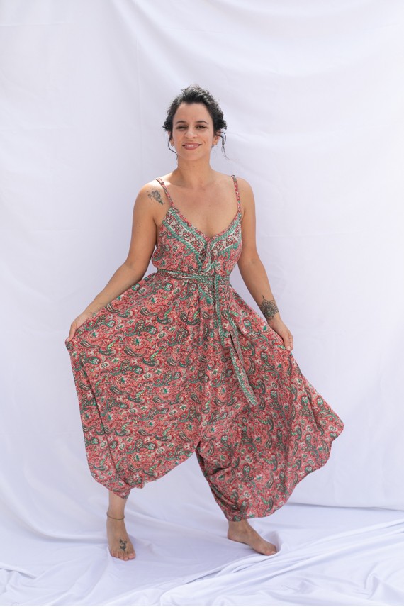 Mono Narlai Sari Gold Largo asimétrico| Samarkanda